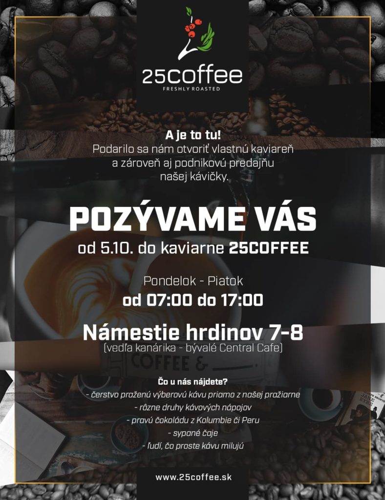 Kaviareň Levice | 25COFFEE